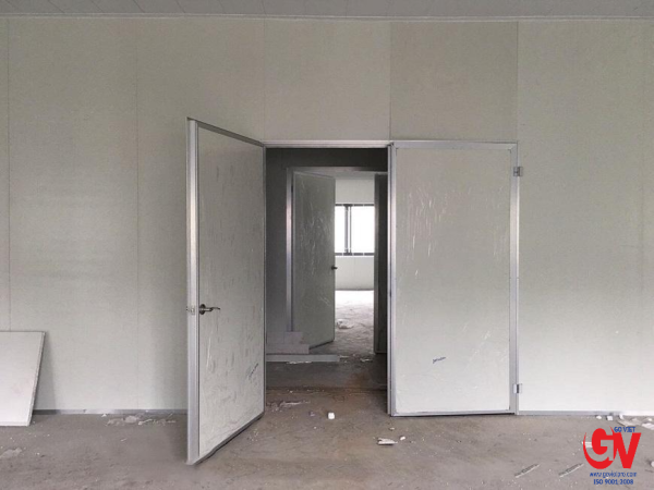 Cửa panel khung Inox cho phòng sạch, đơn vị cung cấp thi công chất ...